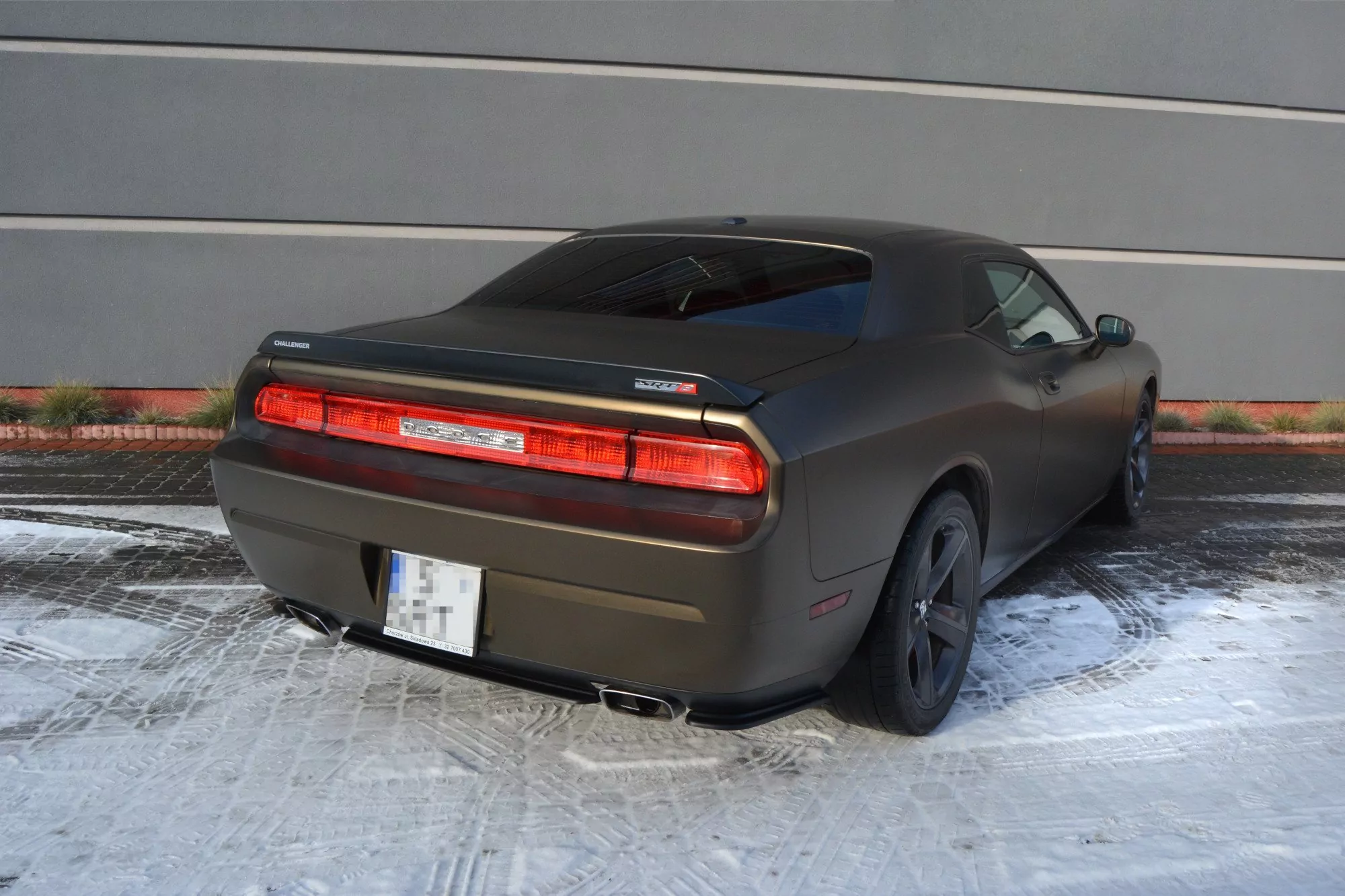 Heck Ansatz Flaps Diffusor passend für Dodge Challenger MK3 SRT8 ...