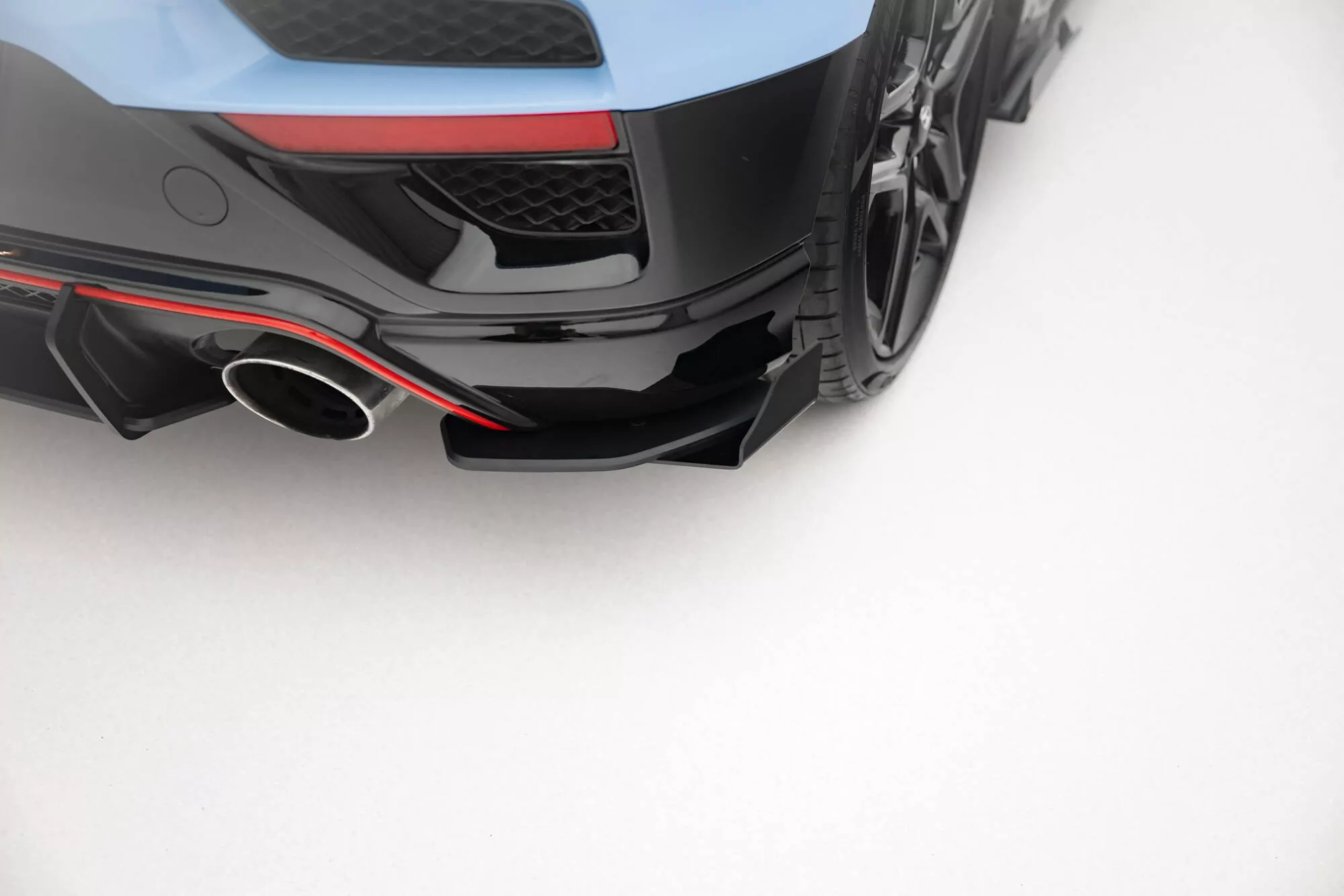 Street Pro Heck Ansatz Diffusor Flaps passend für Hyundai Veloster N ...