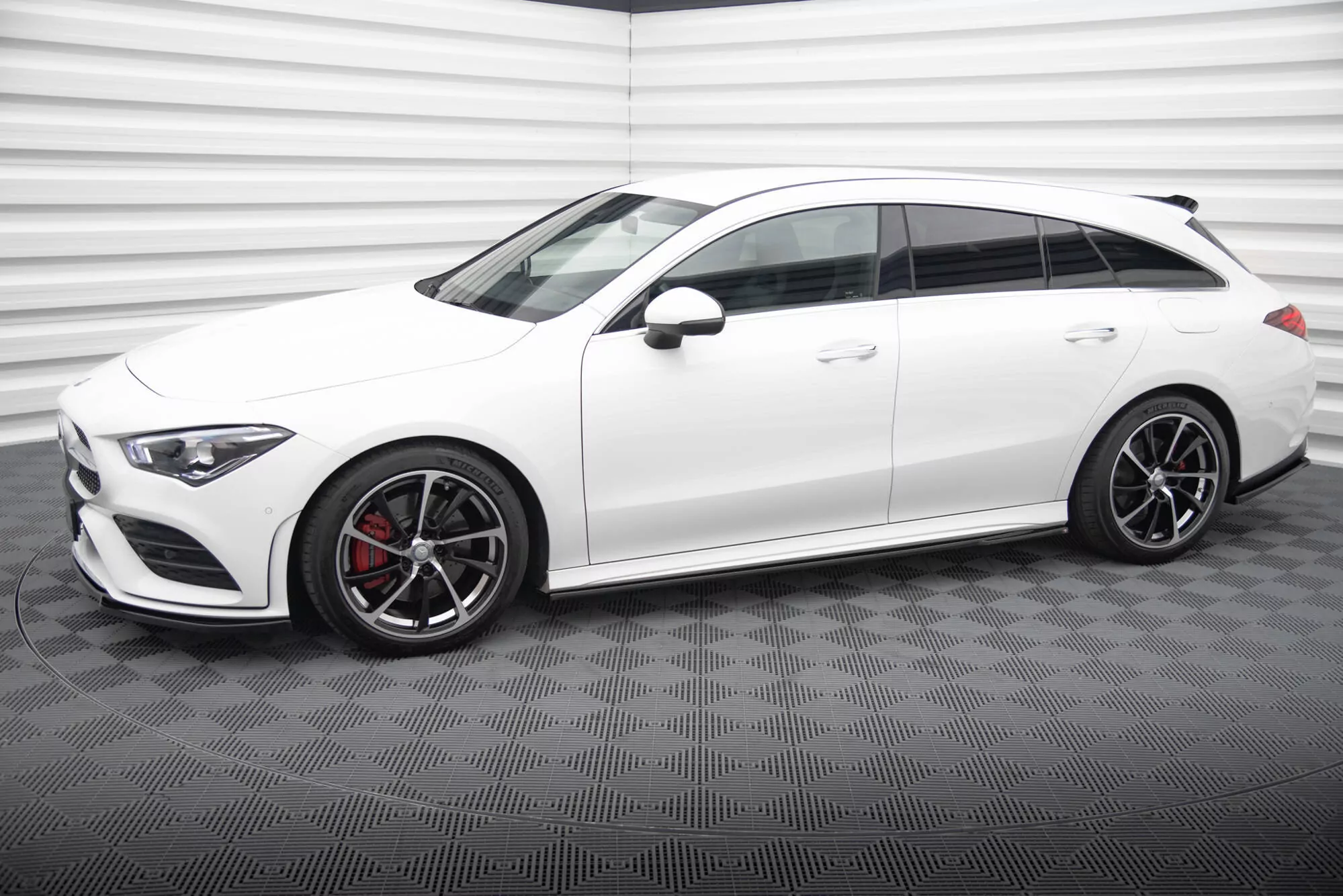 Seitenschweller Ansatz passend für Mercedes-Benz CLA AMG-Line C118 ...