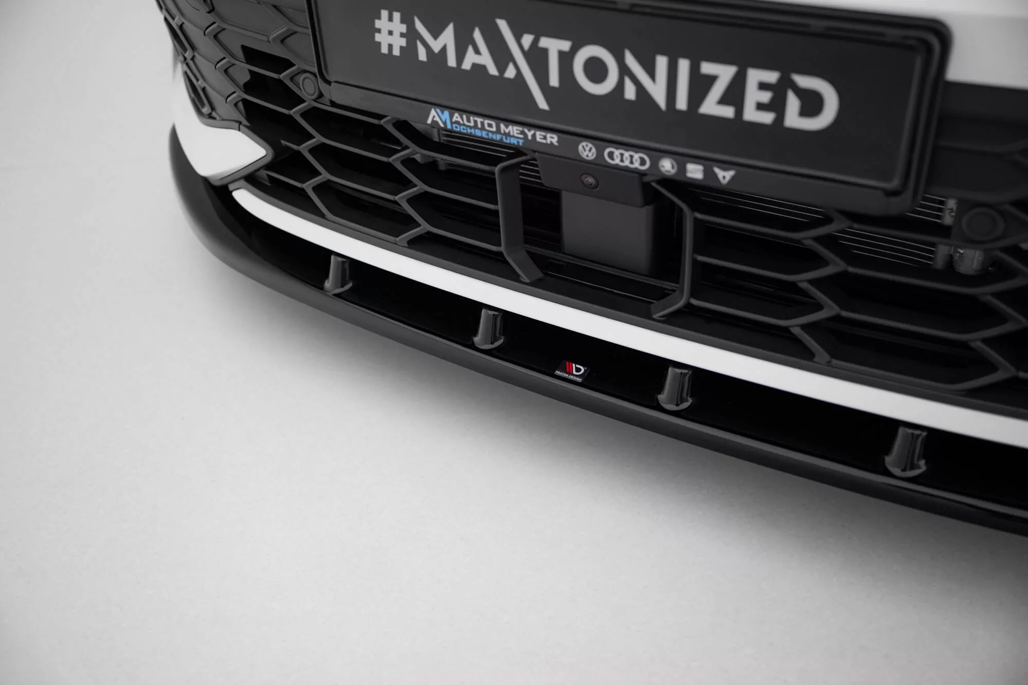 Front Ansatz V.1 passend für VW Golf GTI / GTE / R-Line Mk8 Facelift ...