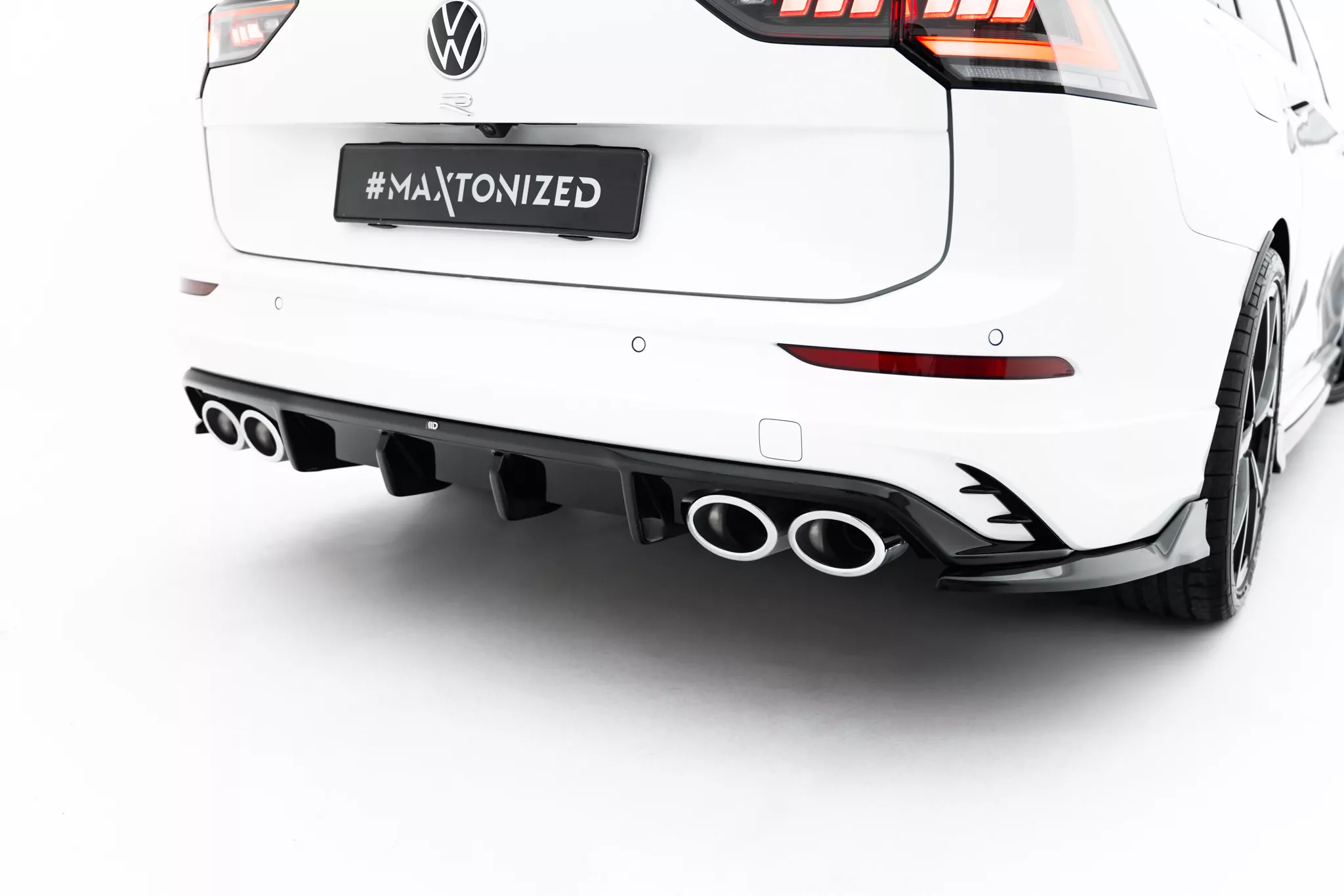 Diffusor Heck Ansatz passend für VW Golf R Variant Mk8 / Mk8 Facelift ...