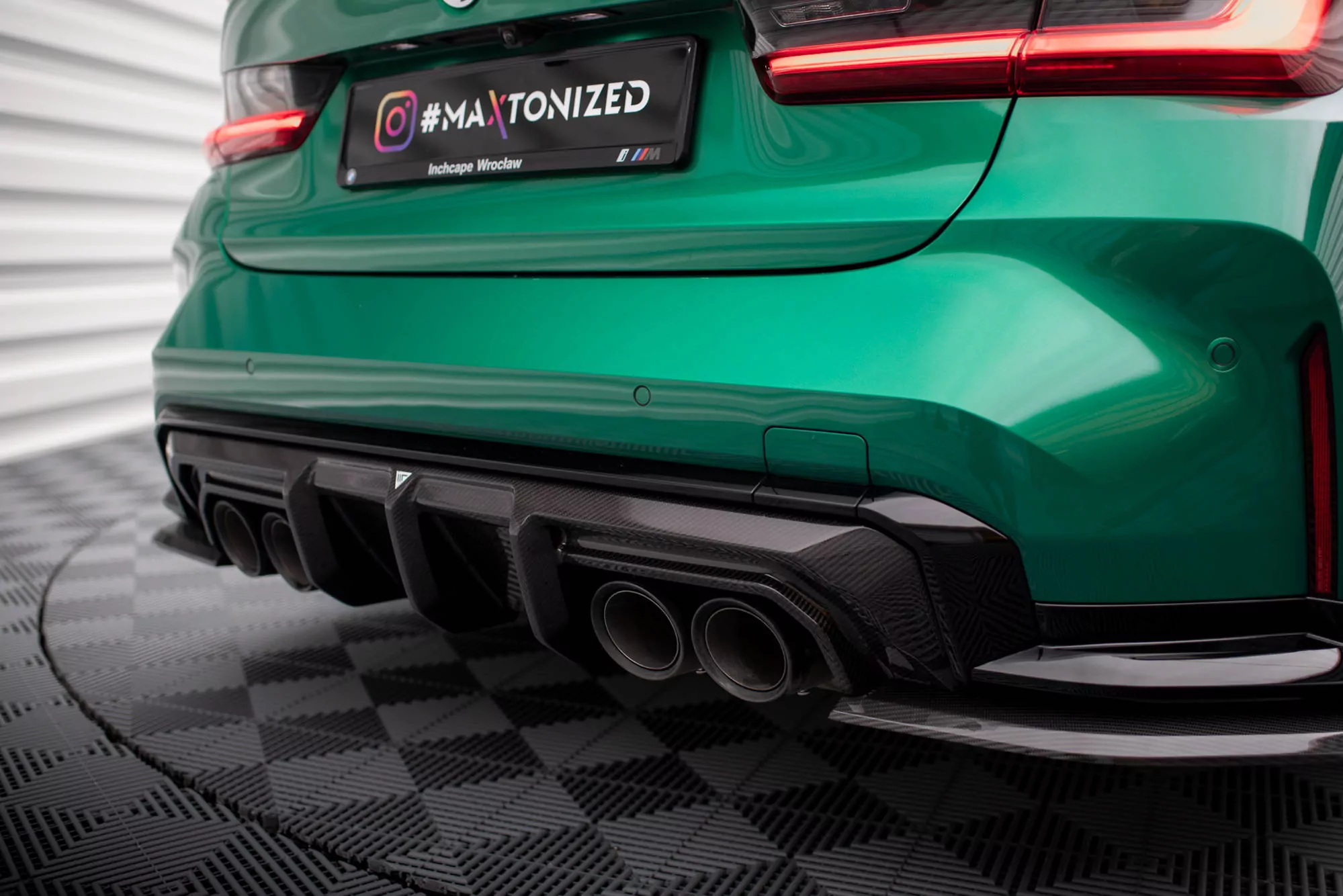 Prepreg Carbon Diffusor passend für BMW M3 G80/G81 | tuning-parts24