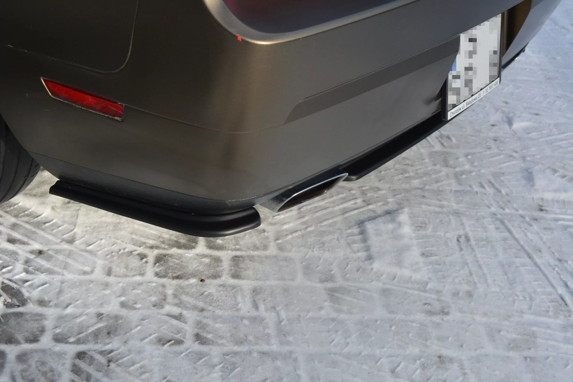 Heck Ansatz Flaps Diffusor passend für Dodge Challenger MK3 SRT8 ...