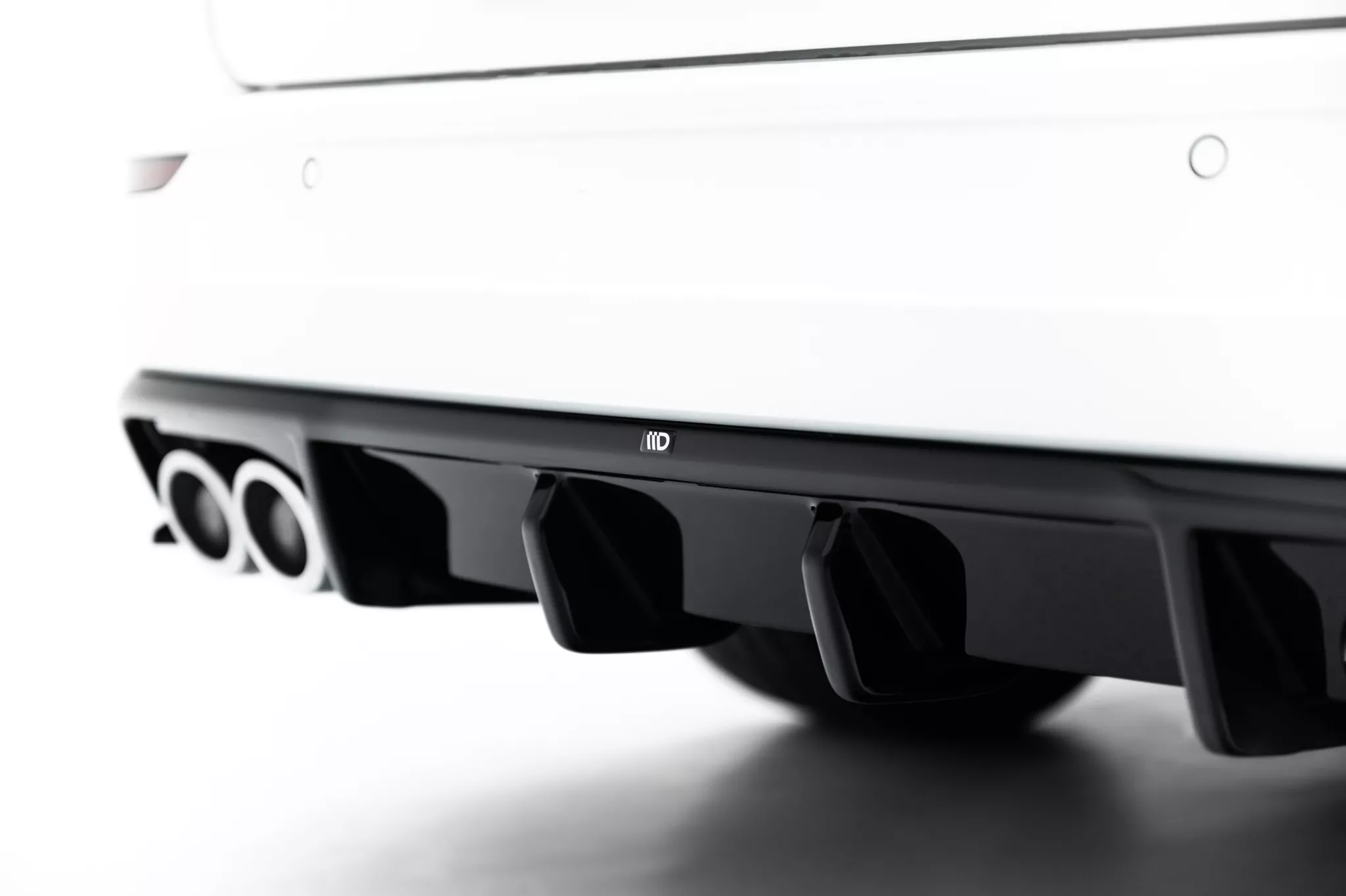 Diffusor Heck Ansatz passend für VW Golf R Variant Mk8 / Mk8 Facelift ...