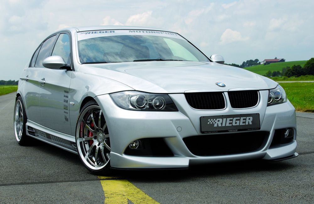 Rieger Spoilerstoßstange passend für BMW 3er E90 Limousine 03/05-08/08 ...